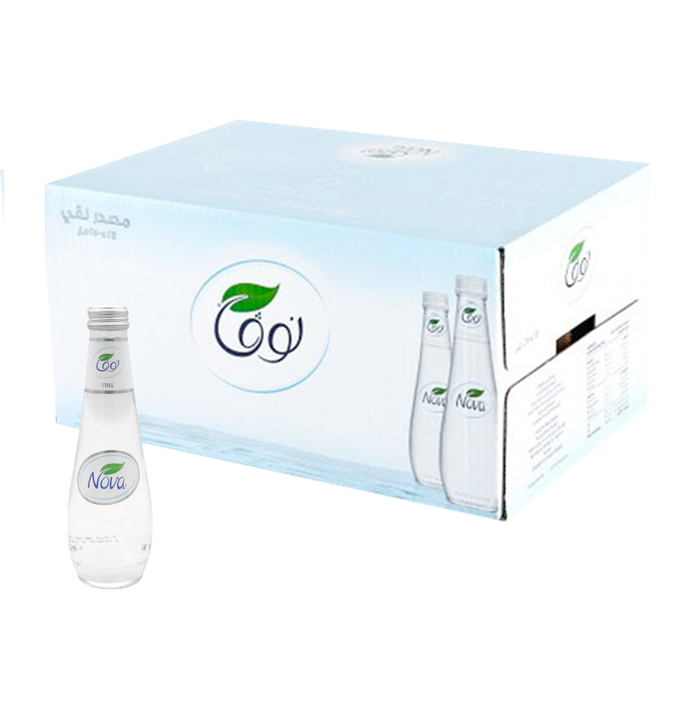 Nova Water Glass Bottle 250 ml × 24 - Carton | My Website