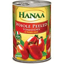 Hanaa Whole Peeled Tomatoes 400 gm × 24 - Carton | My Website