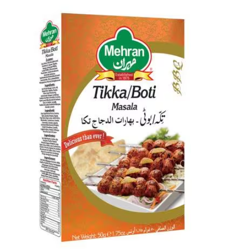 Mehran Tikka Chicken 50 gm × 12 - Carton | My Website
